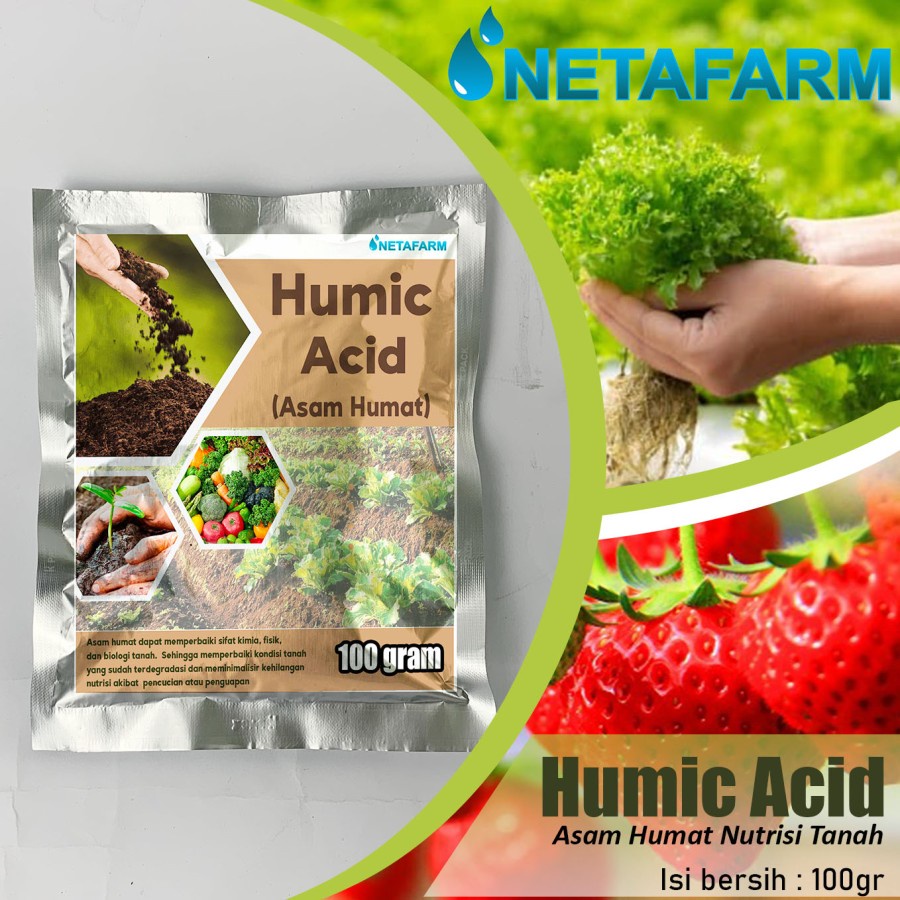 Jual Nutrisi Tanaman & Tanah Pertanian Humic Acid Asam Humat - 100gr | Shopee Indonesia