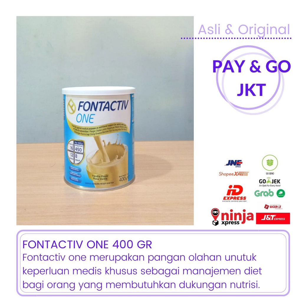 Jual FONTACTIVE ONE 400 GR SUSU NUTRISI | Shopee Indonesia