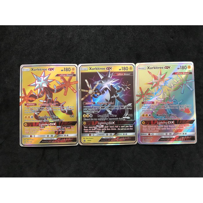 Jual Kartu Pokemon TCG Sun&Moon Xurkitree GX FULLSET (3 kartu) | Shopee ...