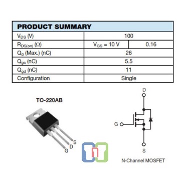 Jual [SMC-0008] IRF530 TO-220 100V 14A N-CHANNEL TRANSISTOR MOSFET | Shopee Indonesia