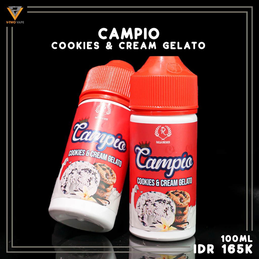 Jual Campio Cookies & Cream Gelato 100ML Authentic By Radja Brewer ...