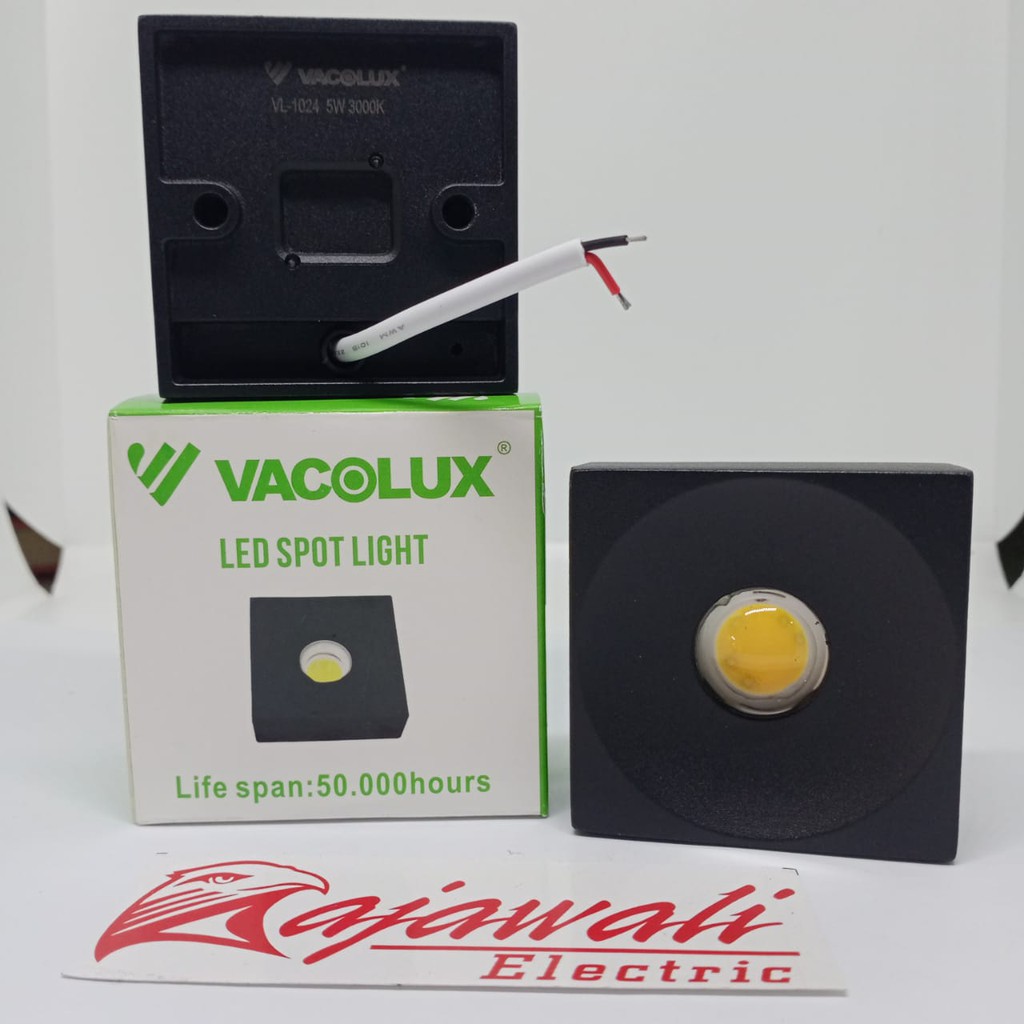 Jual DOWN LIGHT LED OUTBOW KOTAK VACOLUX 5 WATT | Shopee Indonesia