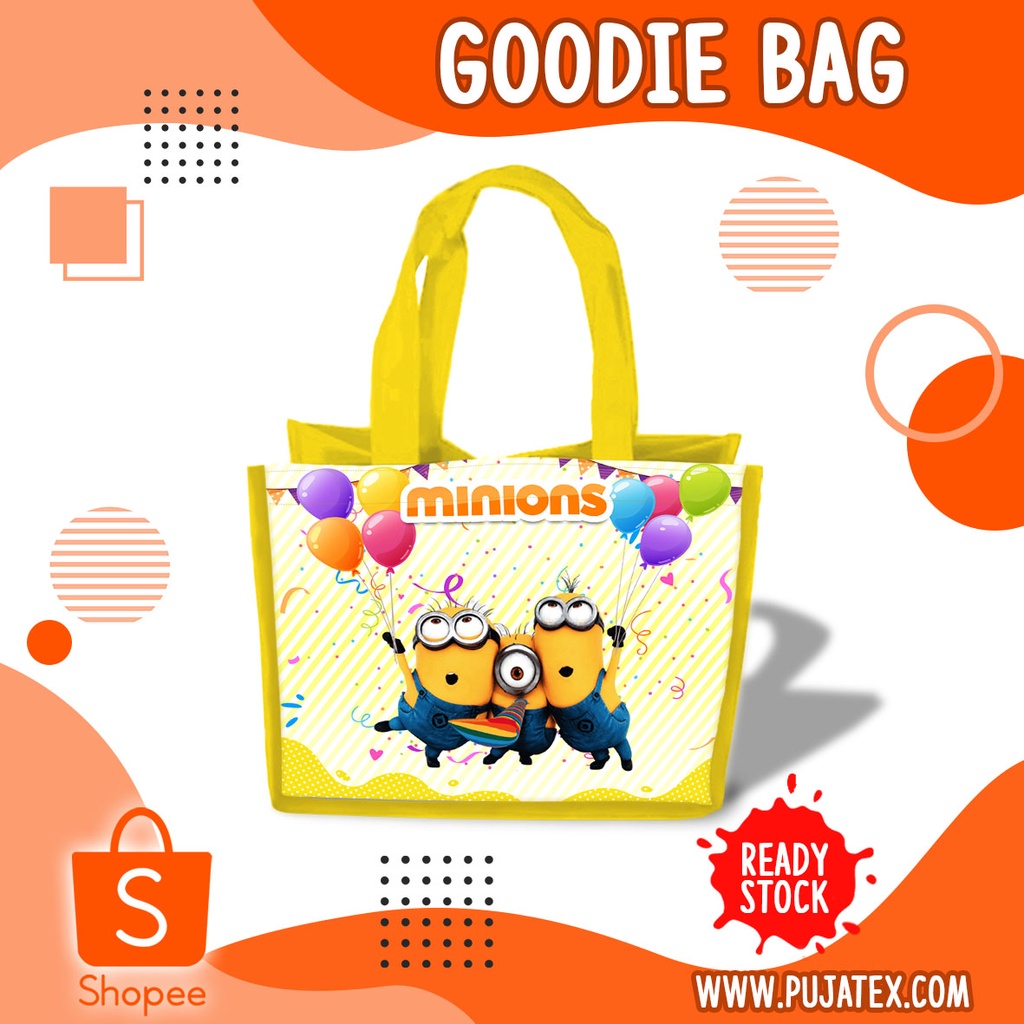Jual Tas Ultah Minion Goodie Bag Souvenir Ulang Tahun Aqiqah Kartun ...