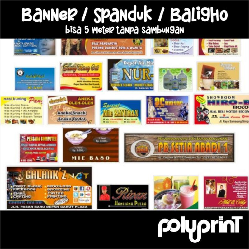 Jual Cetak Spanduk promosi | Shopee Indonesia