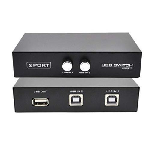Jual USB DATA SWITCH 2 PORT - MANUAL SWITCH PRINTER 2 PORT | Shopee ...