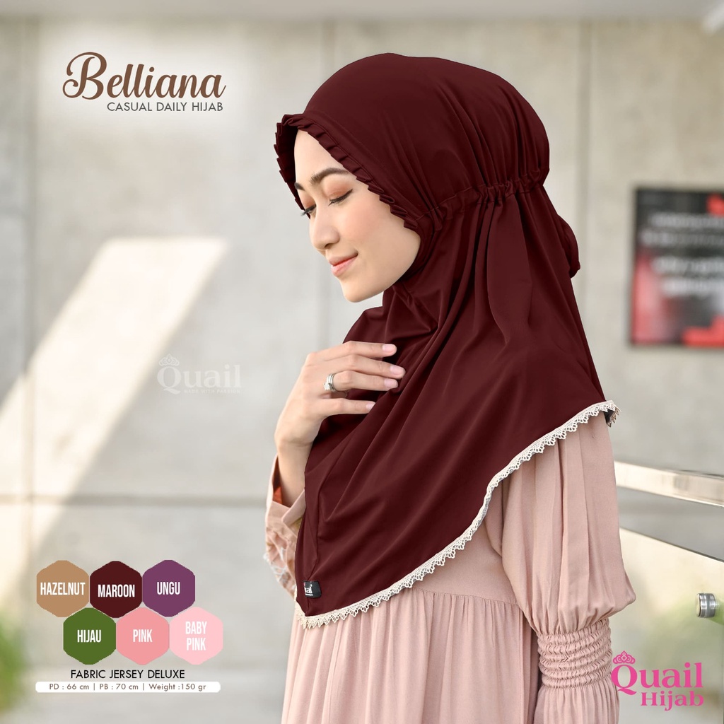 Jual Belliana Renda - Quail Hijab | Shopee Indonesia