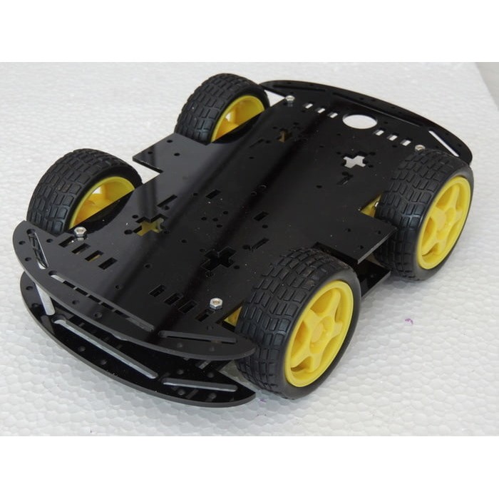 Jual Kit Arduino 4WD Robot Smart Car Chassis chasis frame body KING ...