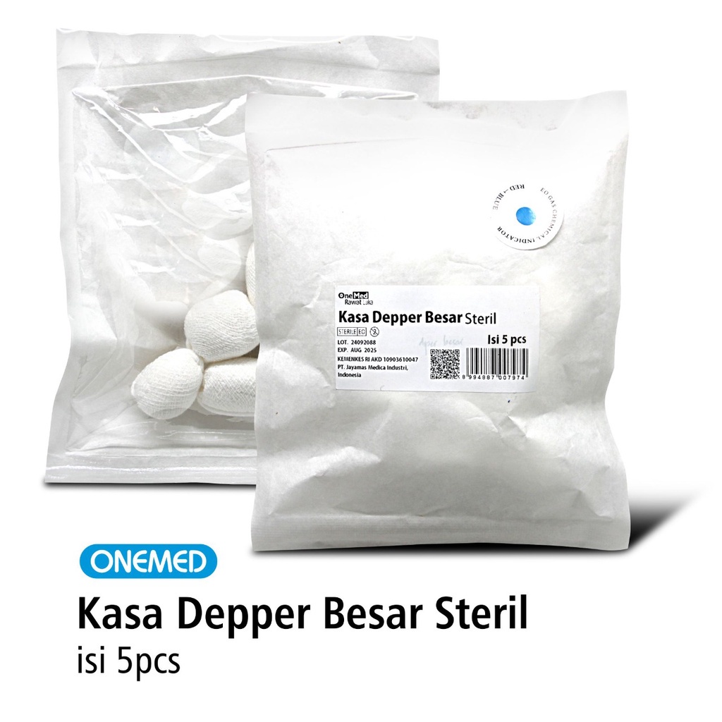 Jual Kasa Depper Besar Steril OneMed Pak Isi 5Pcs | Shopee Indonesia