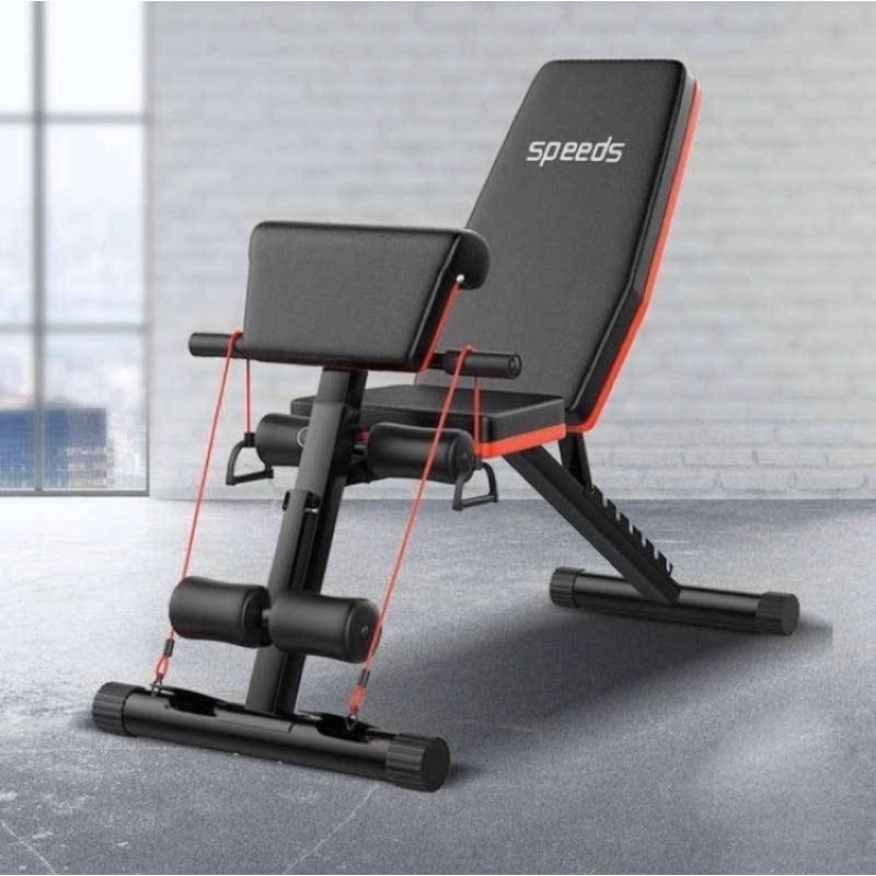 Jual Bench Press Kursi Gym Sit Up Bangku Adjustable Fitness Dumbell ...