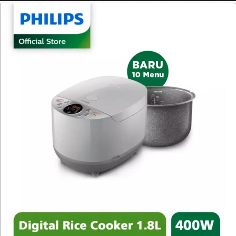 Jual PHILIPS DIGITAL RICE COOKER HD 4515 PUTIH 33 PENANAK NASI 1.8L ...