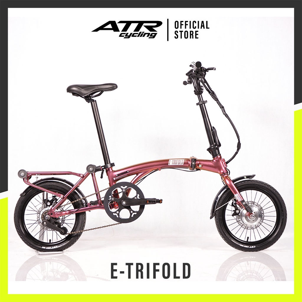 Jual Sepeda Lipat Listrik Folding Bike AL 16-08SP UNITED E-Trifold (20 ...