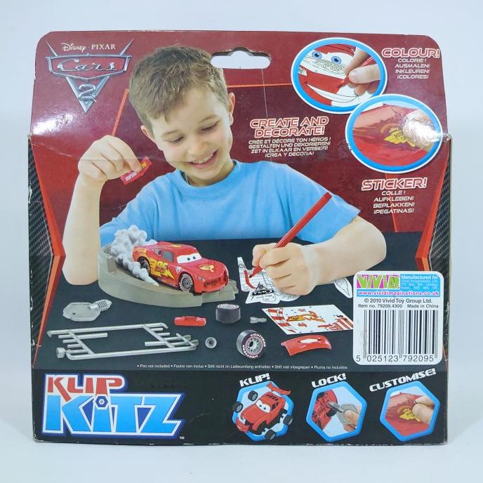 Jual Disney Pixar Cars 2 Mini Kit Lightning Mcqueen Klip Kitz | Shopee ...