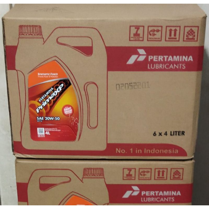 Jual OLI MESIN MOBIL PRIMA XP SMART SHIELD API SL SAE 20W-50 4L PERDUS ...
