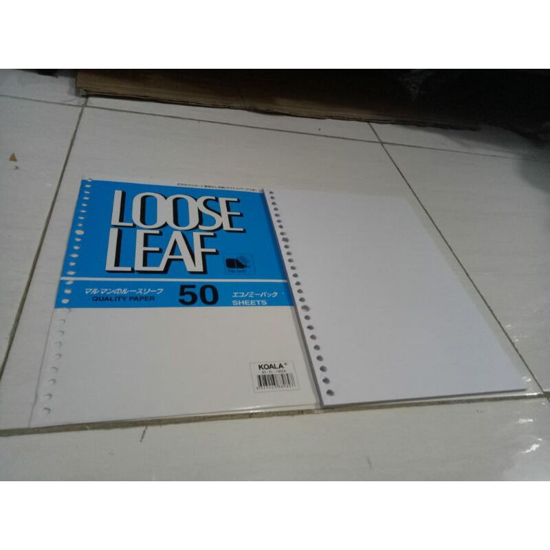 Jual isi binder/ loose leaf B5 putih polos tanpa garis | Shopee Indonesia