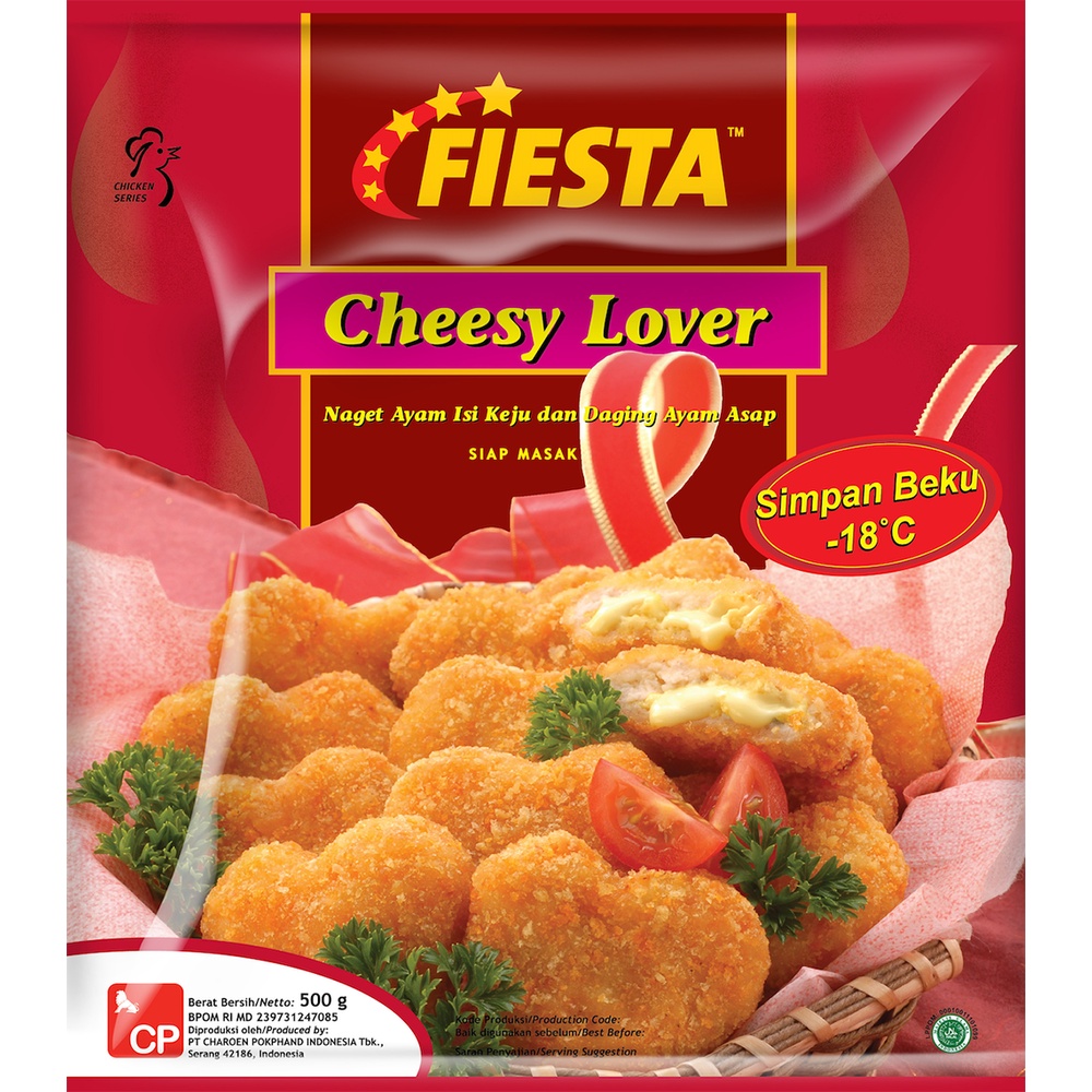 Jual FIESTA CHICKEN NUGGET/ STIKIE/ SPICY WING/ KARAAGE/ CHEESY LOVER ...