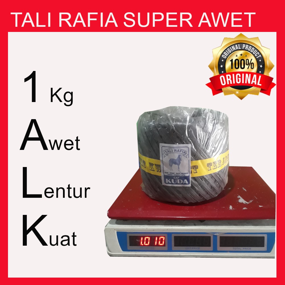 Jual Tali Rafia Tali Rapia 1 Kg Pasti Ulet Awet | Shopee Indonesia