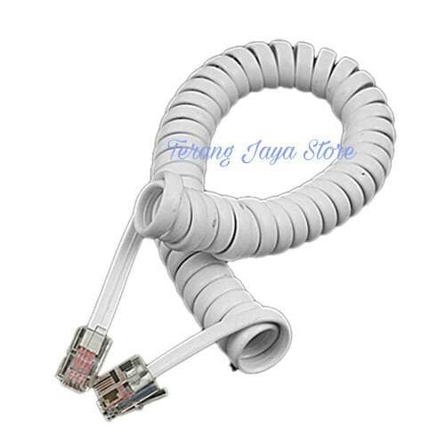 Jual emj8e0 Konektor Telepon Rj9 4P4C 4 Pin Untuk Kabel Telepon Spiral ...