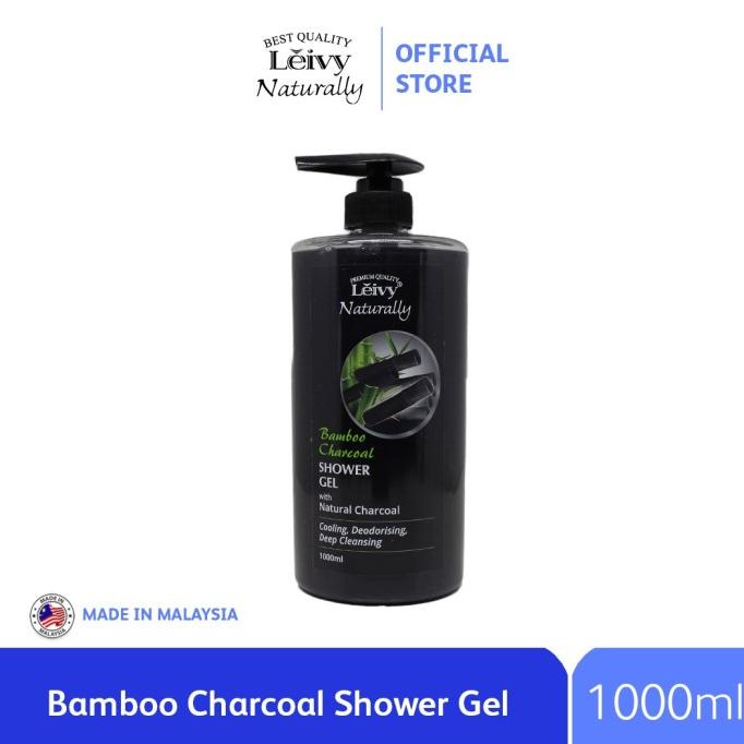 Jual Leivy Shower Gel - Bamboo Charcoal 1000ml | Shopee Indonesia