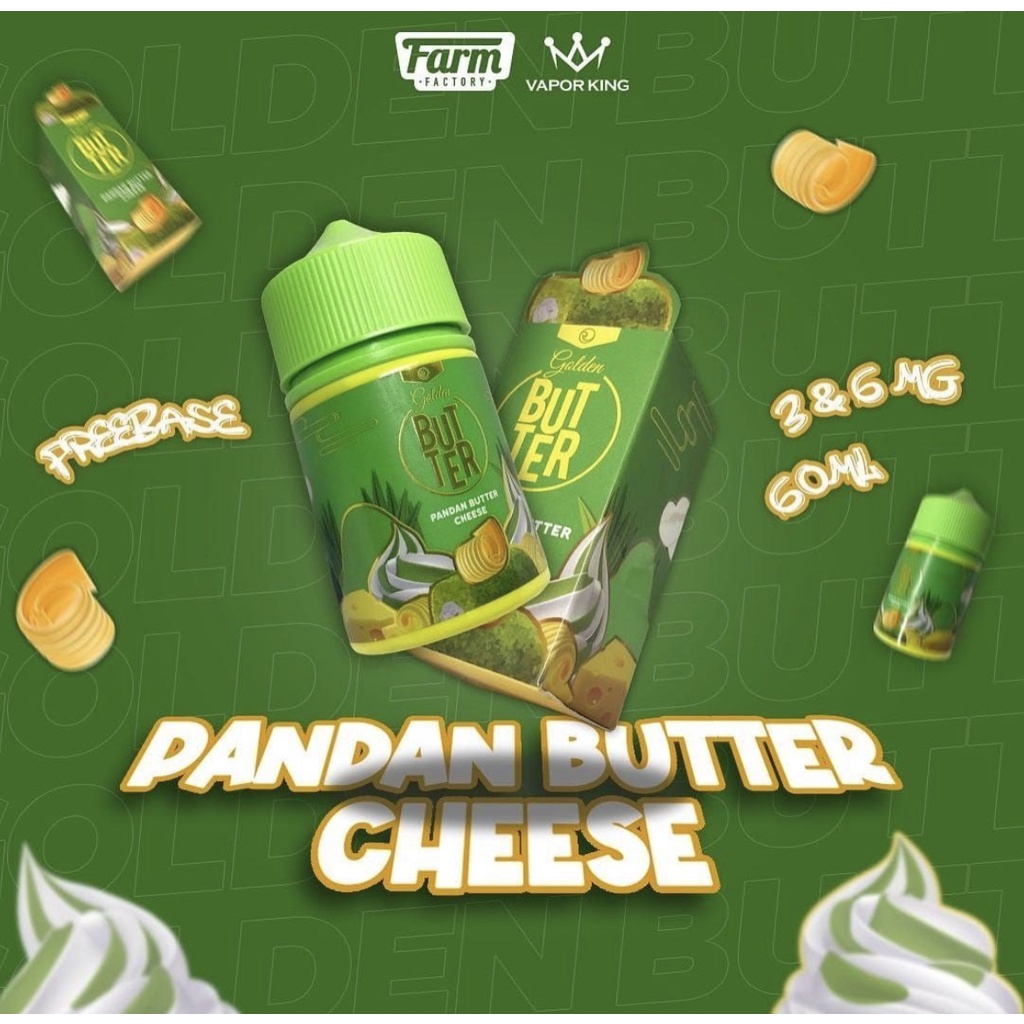 Jual Golden Butter V2 Pandan Butter Cheese 60ML by Farm Factory ...