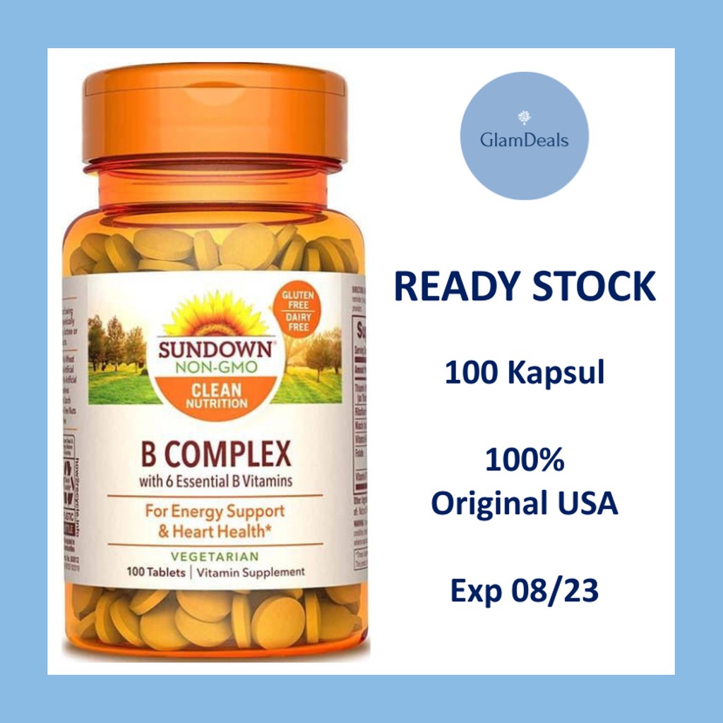 Jual Sundown Vitamin B Complex (100 Tablet) | Shopee Indonesia