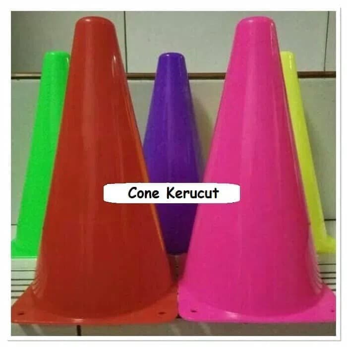 Jual Cone/Cones/Kun/Kerucut 23 Cm Full Rapat Untuk Latihan Sepak Bola ...