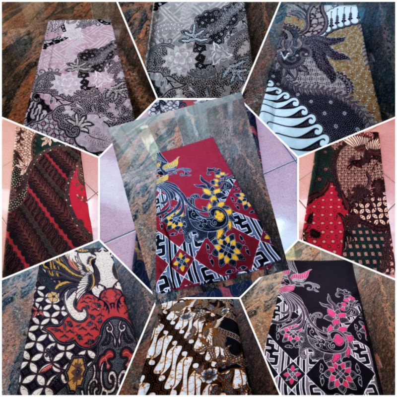 Jual Kain Batik Asli Pekalongan/Kain Batik Fashion Asli Pekalongan Bahan Katun Halus/Kain ...