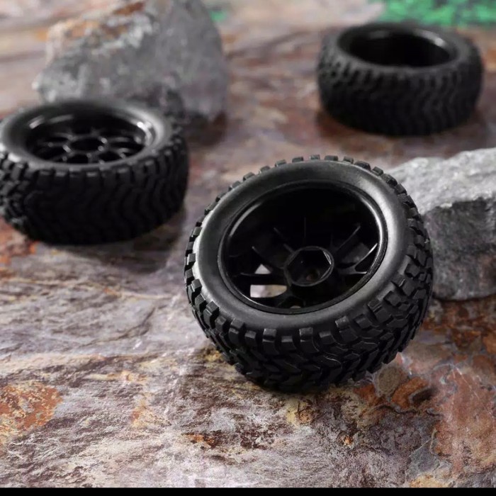 Jual ban RC rally 1:10 super soft plus velg set 4pcs | Shopee Indonesia