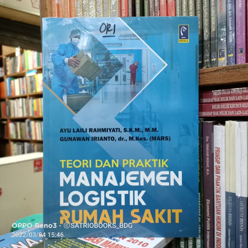 Jual TEORI DAN PRAKTEK MANAJEMEN LOGISTIK RUMAH SAKIT - AYU LAILI RAHMIYATI - BARU 2021 ...