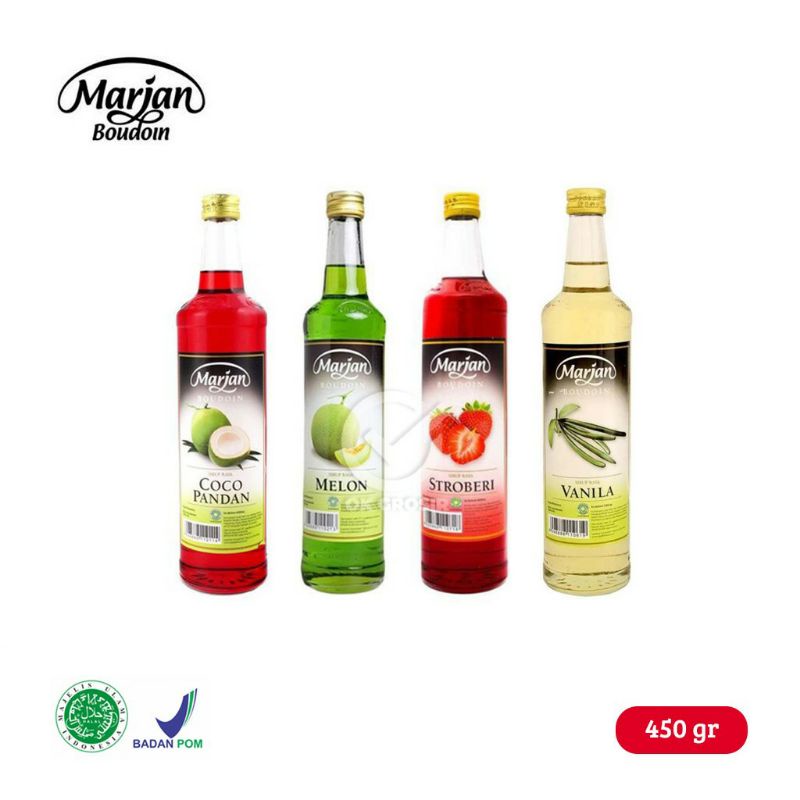 Jual Sirup Marjan 460ml / syrup Marjan botol kaca 460 ml | Shopee Indonesia