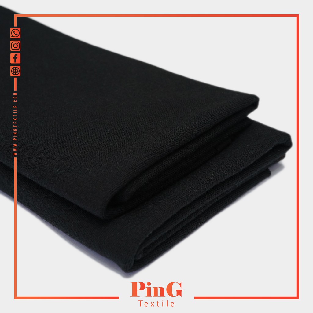 Jual RIB COTTON CARDED COMBED 20SK | ABU ABU HITAM BAHAN KAIN KAOS ...