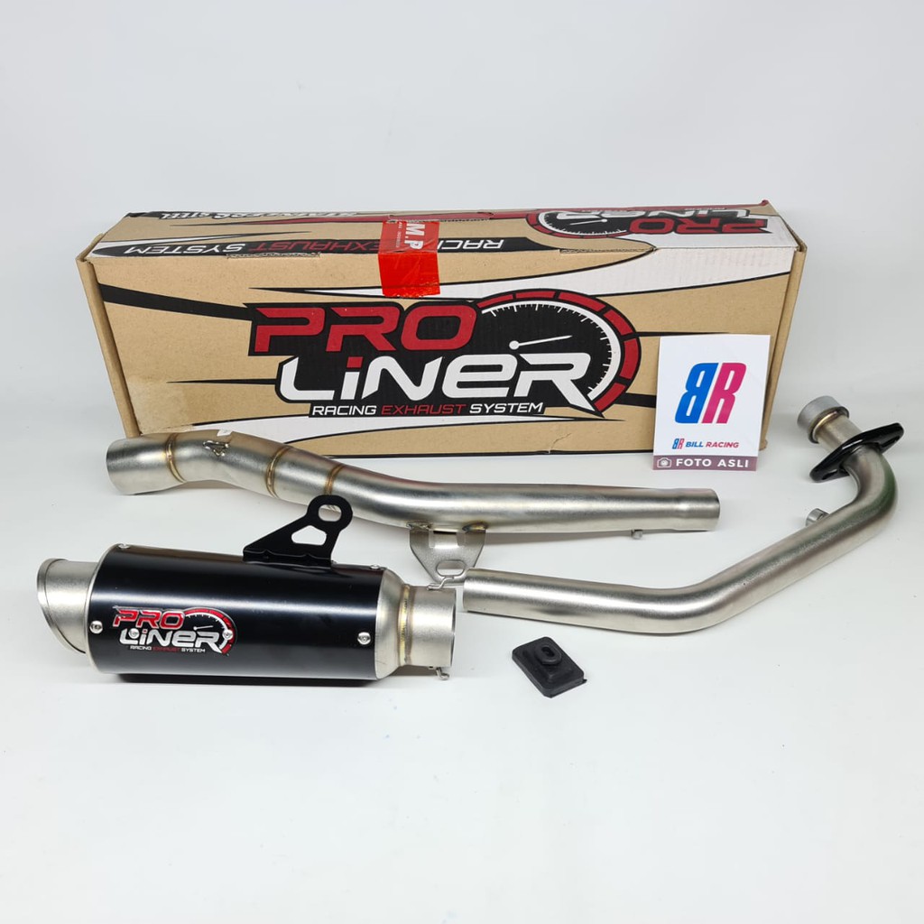 Jual KNALPOT PROLINER CB150R LED TR1R TK BLACK | Shopee Indonesia