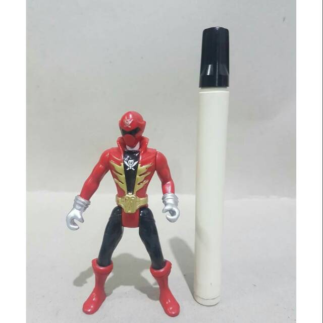 Jual Mainan action figure Power ranger gokai red Pirates power rangers ...