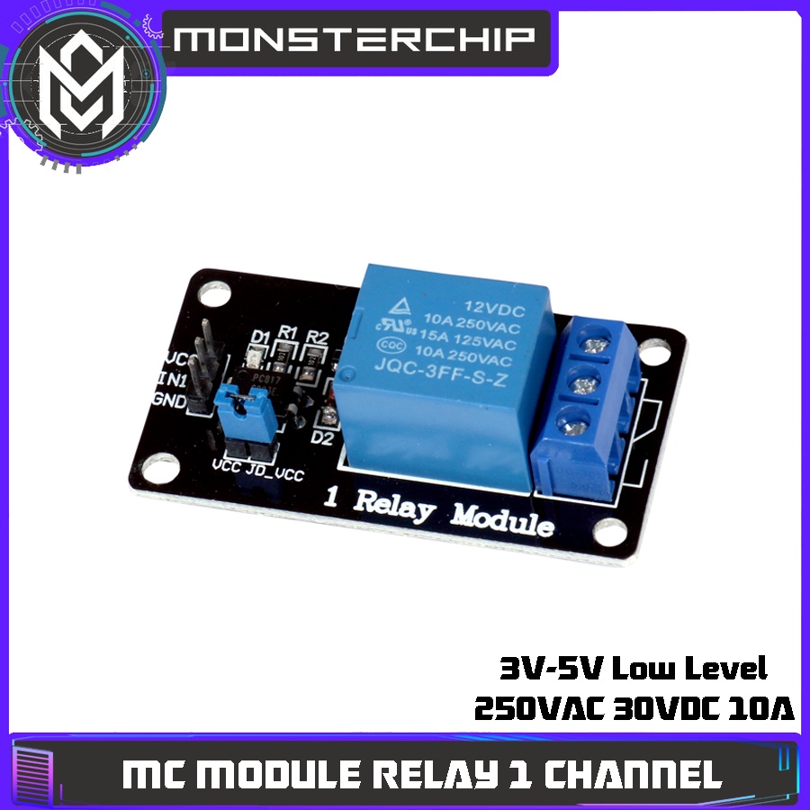 Jual RELAY 1 CHANNEL RELAY 5V WITH OPTOCOUPLER HIGH QUALITY | Shopee ...