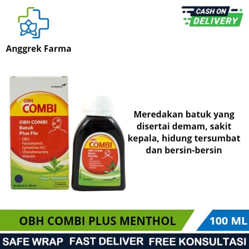 Jual OBH COMBI BATUK PLUS FLU/MENTHOL/100ML | Shopee Indonesia