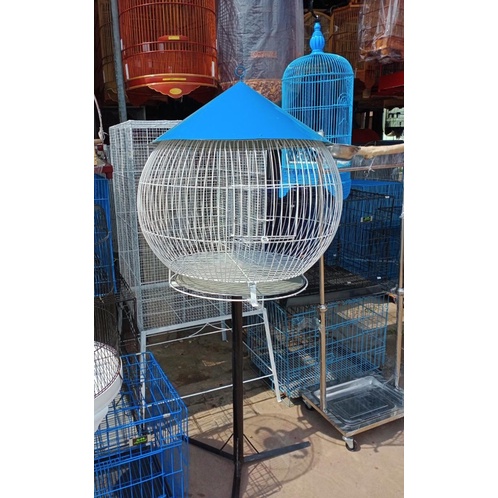Jual SANGKAR KANDANG BEO BESI PAKAI KAKI / UNTUK DI TAMAN | Shopee ...