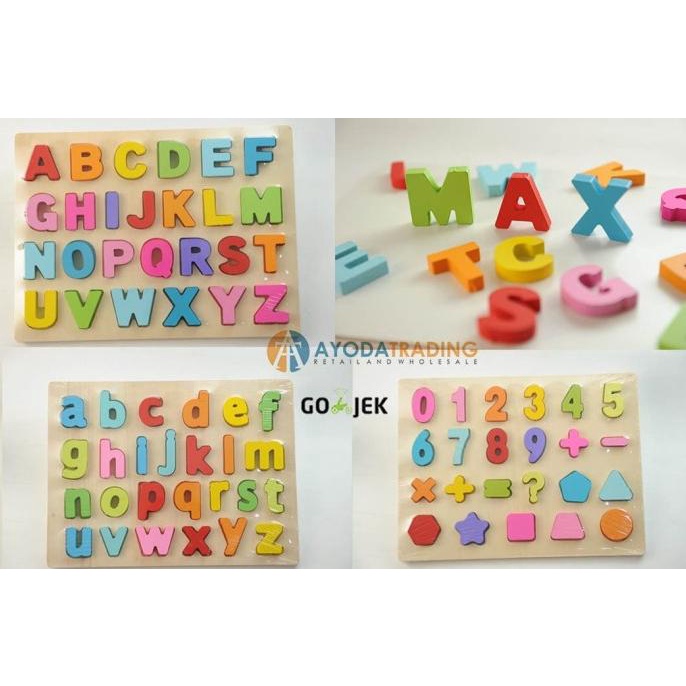 Jual Chunky Alphabet Puzzle ABC Alfabet Balok 3020 JUAL | Shopee Indonesia
