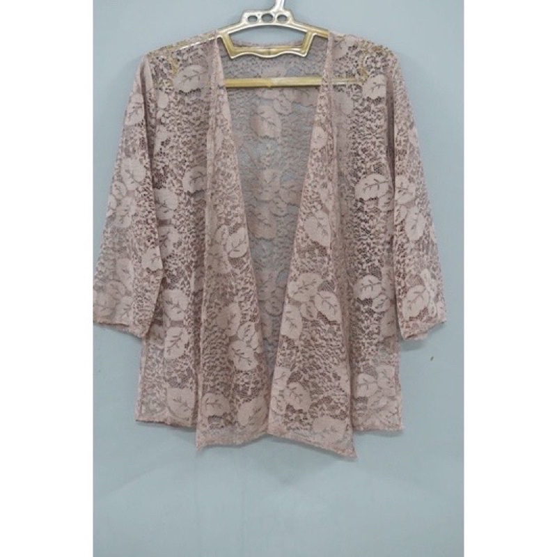 Jual OUTER BROKAT BRUKAT PENDEK MOCCA OUTER LEBARAN | Shopee Indonesia