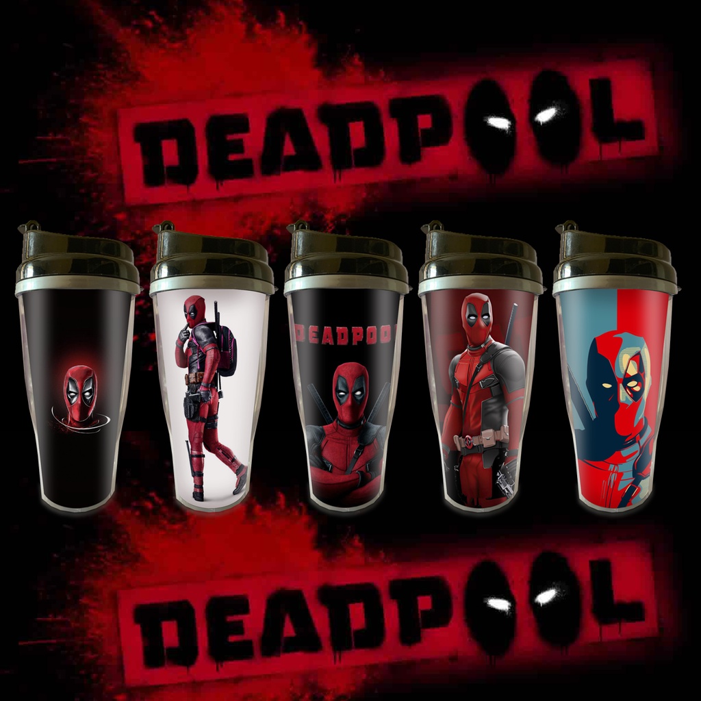 Jual Tumbler DEADPOOL / Tumbler Custom Insert Paper / Tumbler Avenger ...