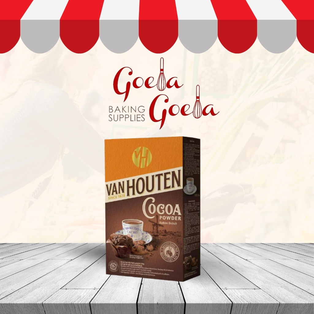 Jual Cocoa Powder Van Houten 45gr | Shopee Indonesia