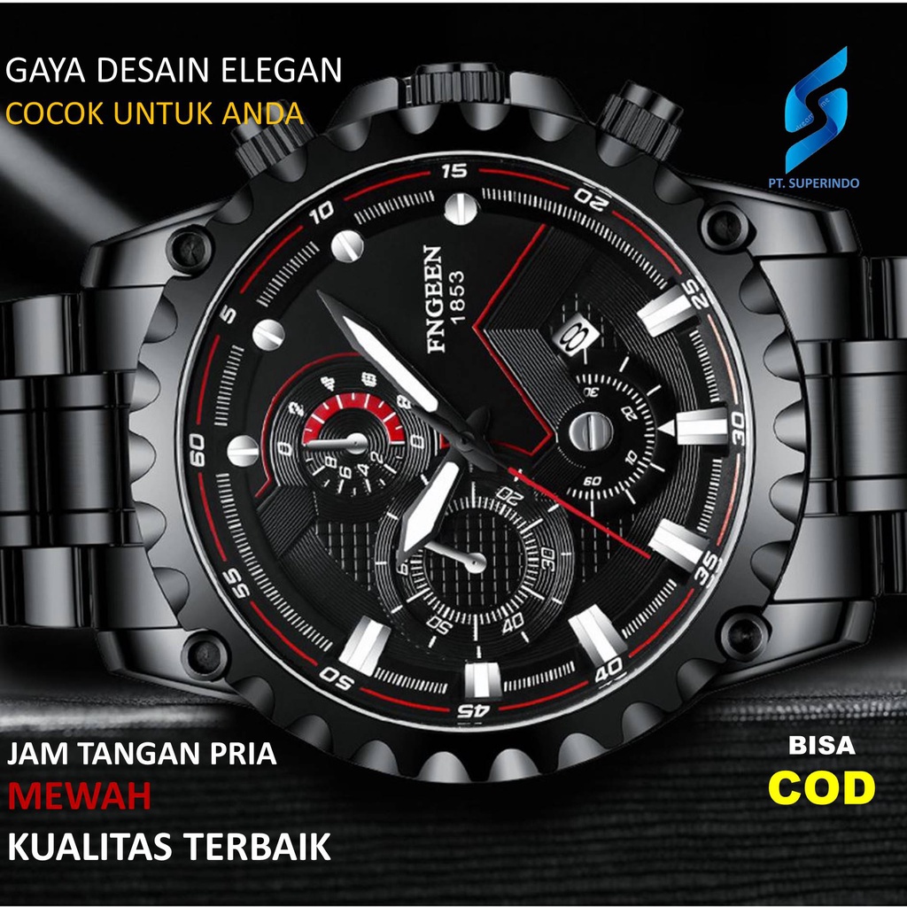 Jual jam jm tangan / aksesoris / kado ulang tahun suami pria peria laki ...