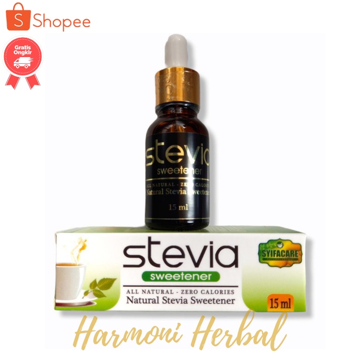 Jual Stevia Syifacare Gula Nol Kalori Stefia 10ml | Shopee Indonesia