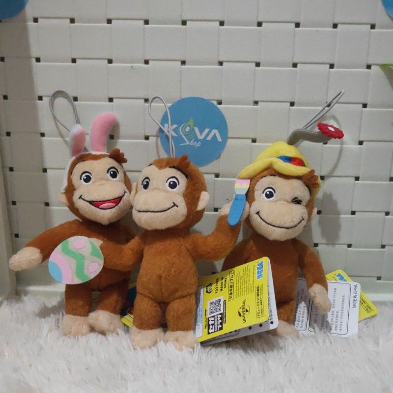 Jual Keychain Curious George Original SEGA (Ganci Monyet George ...