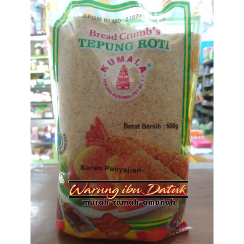 Jual Tepung roti halus | tepung panir merk KUMALA 500g | Shopee Indonesia