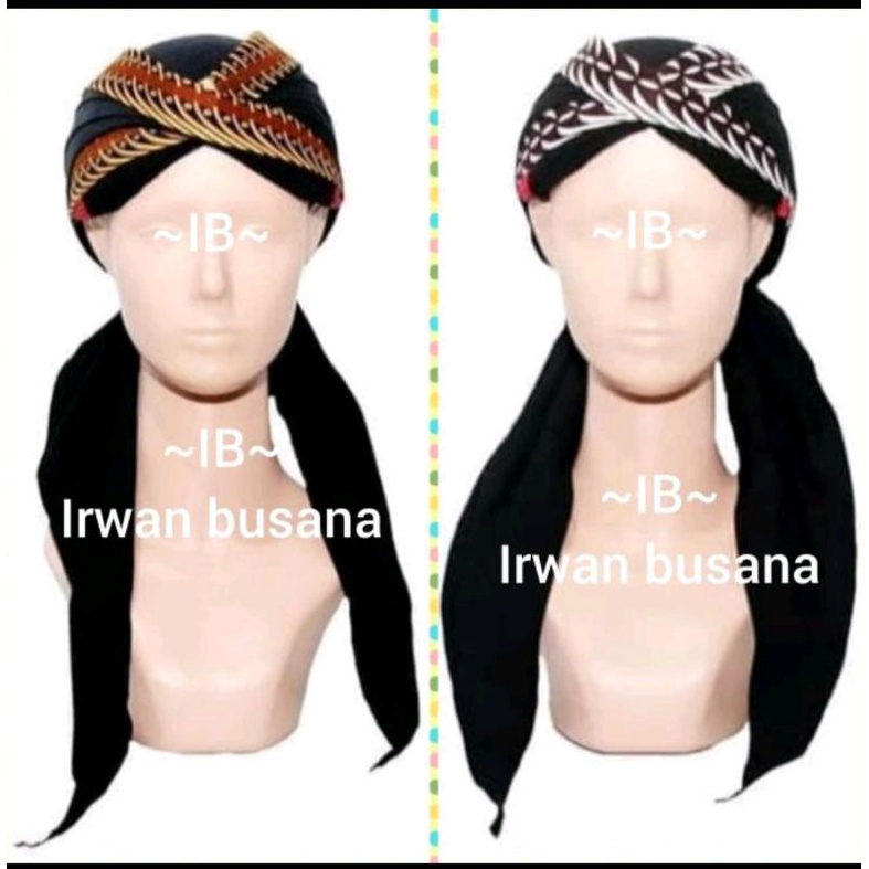 Jual Blangkon solo sliwir dewasa / topi adat / aksesoris kepala solo ...