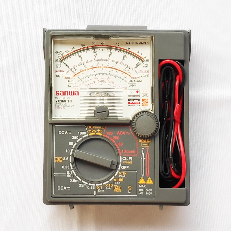 Jual MULTITESTER ANALOG SANWA YX360TRF TESTER SANWA YX 360TRF | Shopee ...