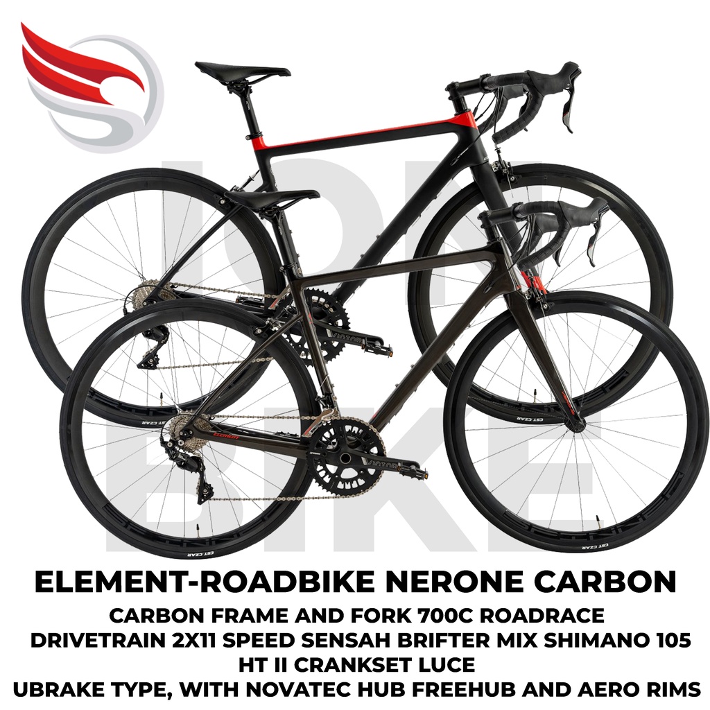 Jual Element Nerone Carbon 700c Roadbike Road Bike Sepeda Balap 700 ...