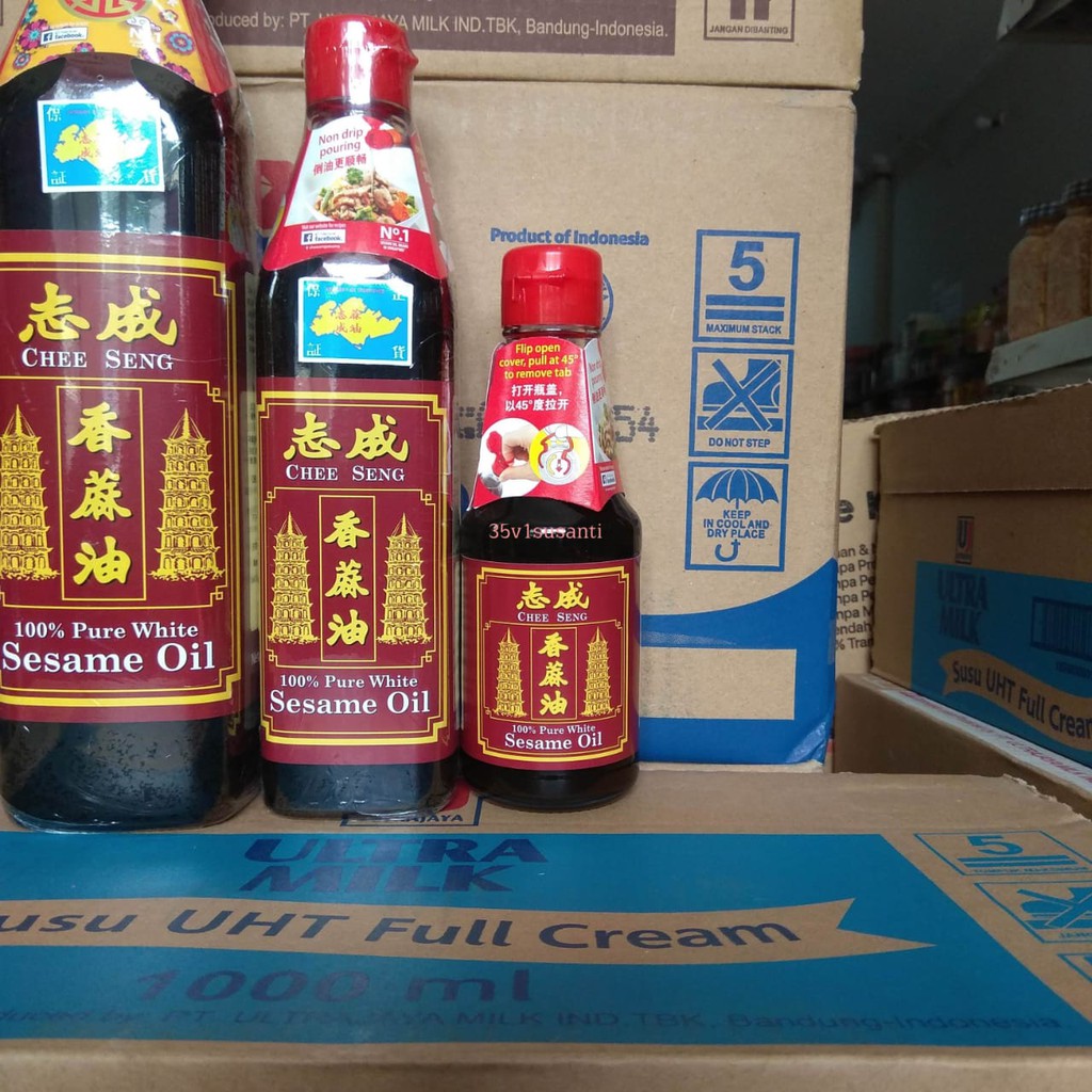 Jual CHEE SENG SESAME OIL MINYAK WIJEN 160 ml | Shopee Indonesia