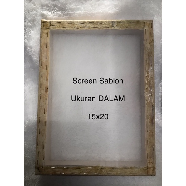 Jual Screen Sablon 15x20 (T48 , T54 , T61 , T77 , T90 , T120 , T150 ...