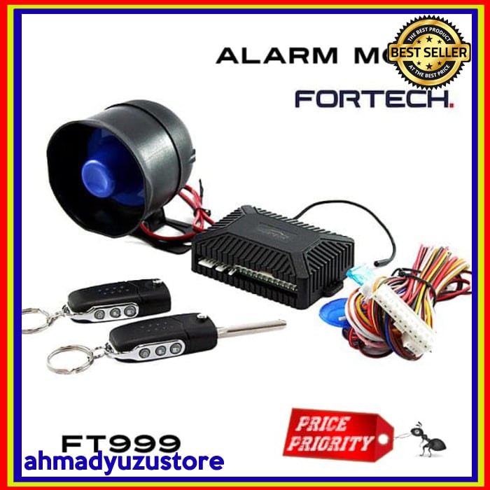 Jual Alarm Mobil FORTECH KUNCI LIPAT FT999 / Alarm Mobil Model Kunci ...