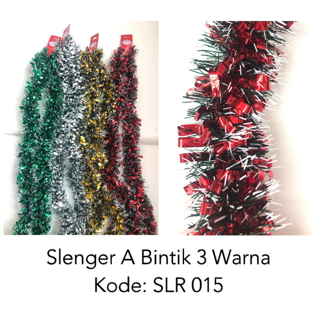 Jual Slinger A Bintik 3 Warna /Slinger /Dekorasi Ultah | Shopee Indonesia